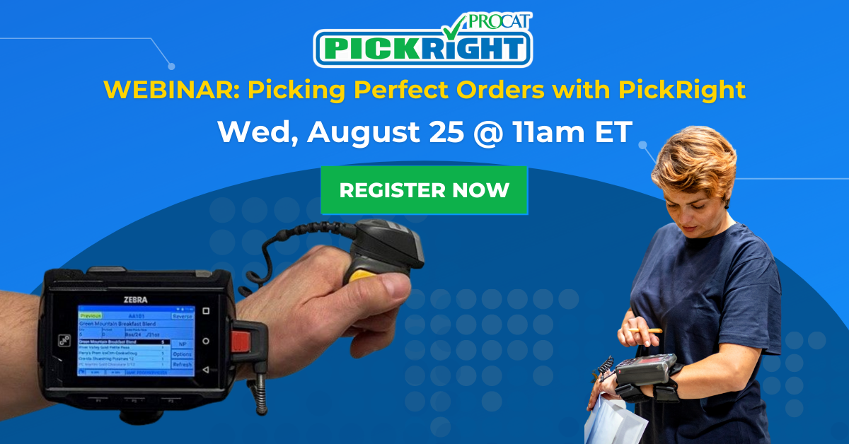 WEBINAR: Picking Perfect Orders With PickRight - ProCat