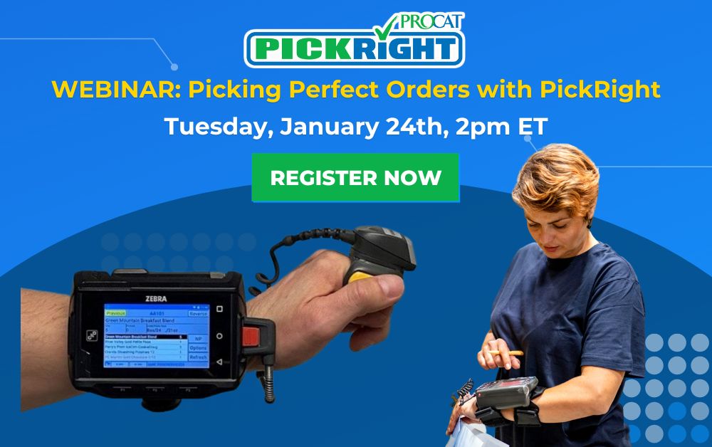 PROCAT WEBINAR: Picking Perfect Orders with PickRight - ProCat