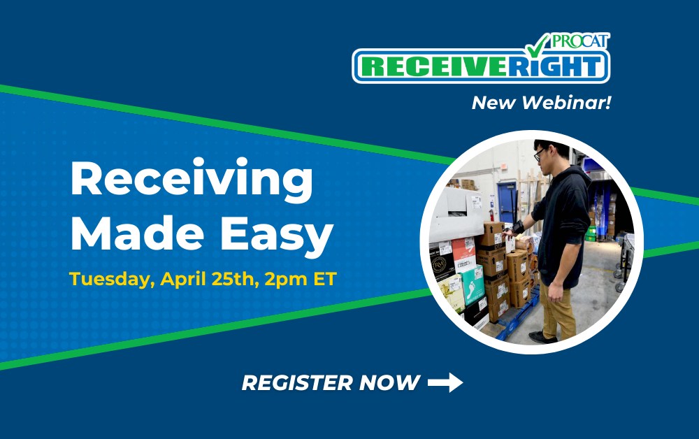 WEBINAR: Receiving Made Easy - ProCat