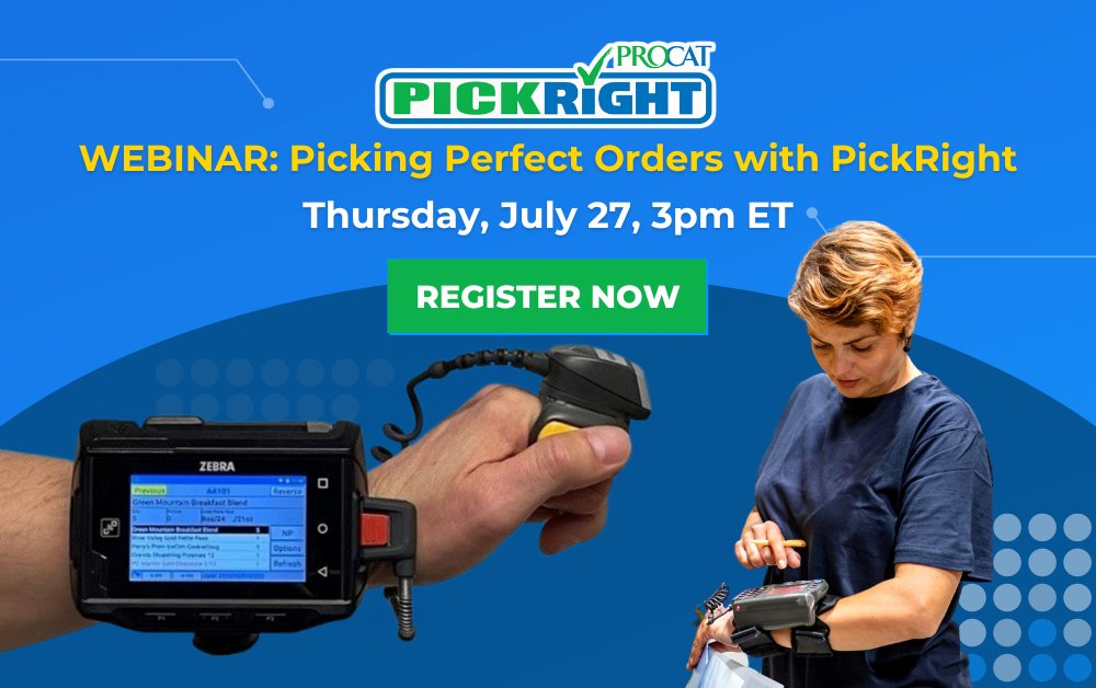 PROCAT WEBINAR: Picking Perfect Orders with PickRight - ProCat
